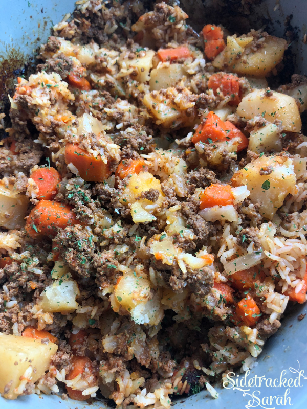 Slow Cooker Shipwreck Dinner | Sidetracked Sarah